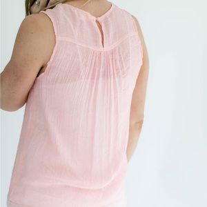 entro | Tops | Entro Peach Crochet Top | Poshmark